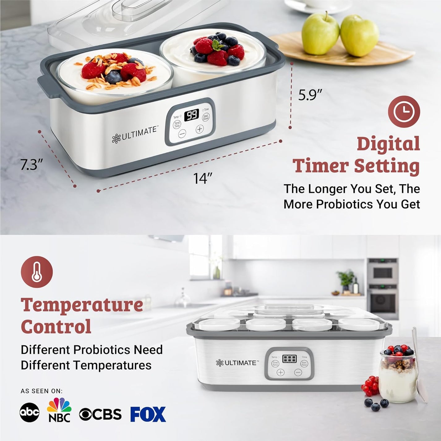 Ultimate Probiotic Yogurt Maker