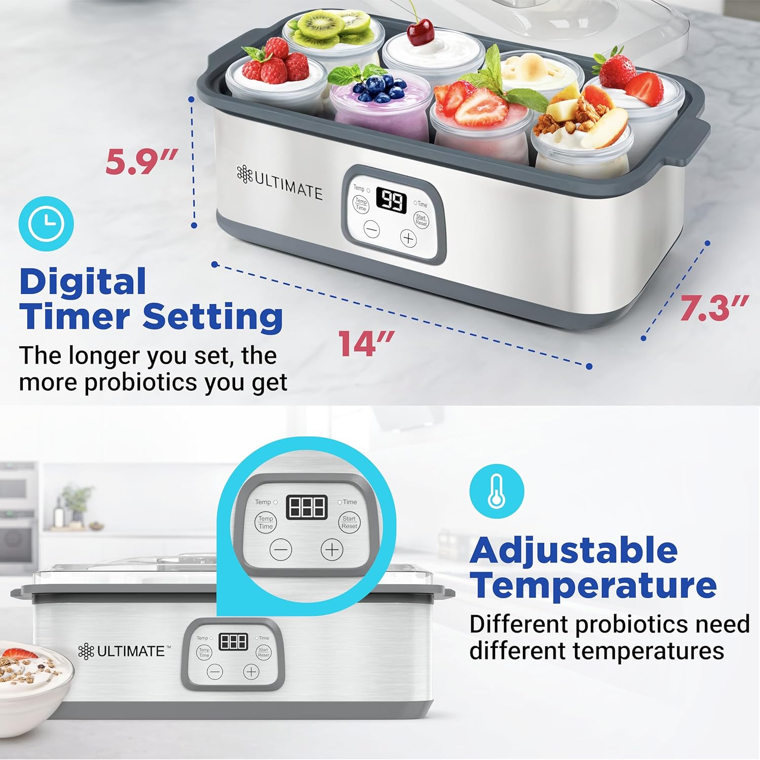 Ultimate Probiotic Yogurt Maker